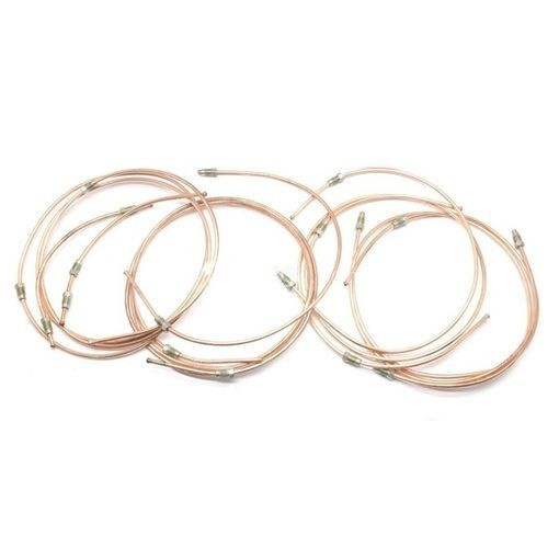 Комплект тормозных трубок для УАЗ 452 Буханка, медные (12 шт.) - УАЗ ...