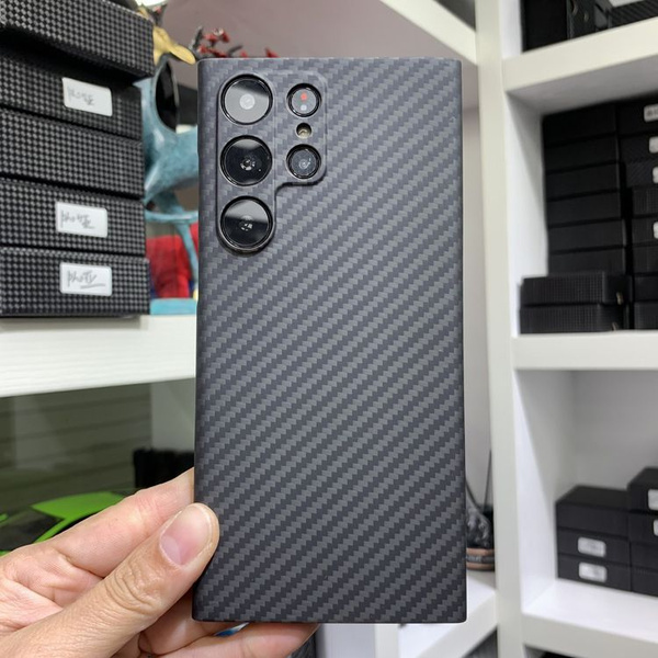 100% настоящий кевларовый карбоновый чехол для Samsung S23 Ultra ...