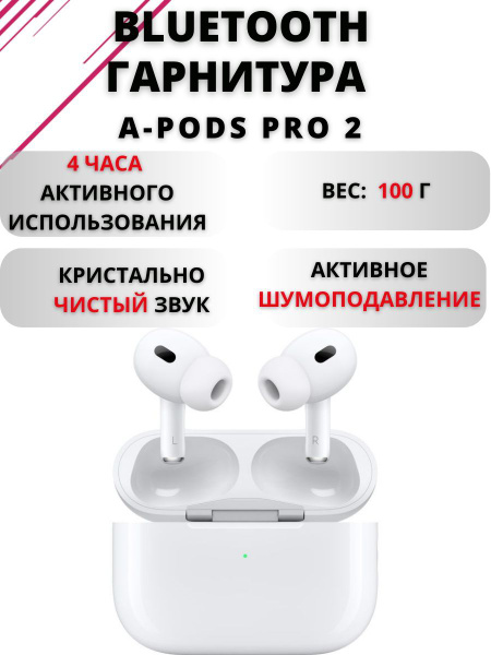 Наушники Внутриканальные Наушник PRO 2 GEN PREMIUM, сенсорная bluetooth ...