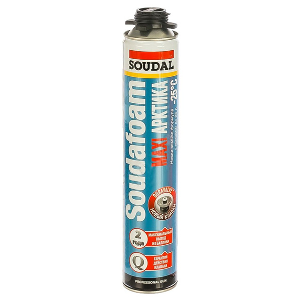 Профессиональная монтажная пена SOUDAL профессиональная SOUDAFOAM MAXI ...