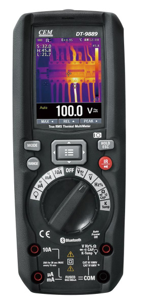 DT-9889 Мультиметр TRMS с встроенным тепловизором купить по выгодной цене с доставкой по Москве ...