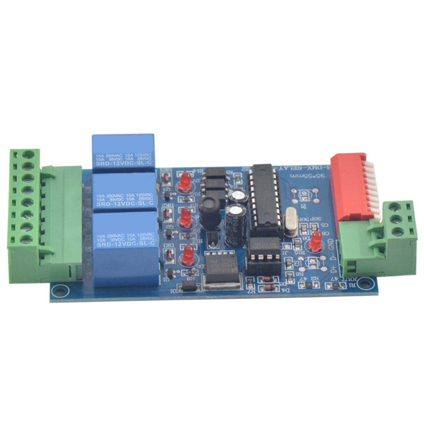 2x 3 канальный релейный выход Dmx 512 плата контроллера Led Dmx512