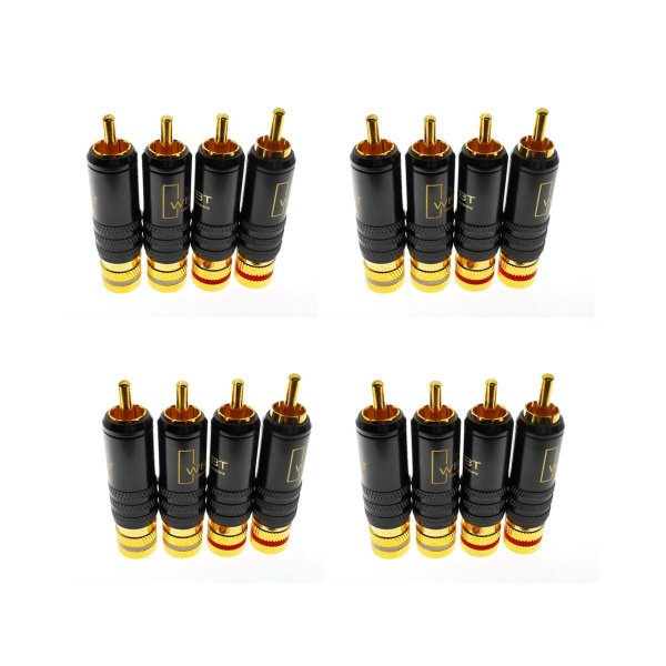 WBT-0144 Позолоченный разъем RCA типа AV или видео - купить с доставкой ...