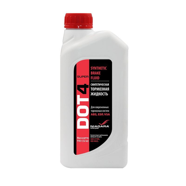 Жидкость тормозная Niagara DOT4 DOT 4 - купить по доступной цене в интернет-магазине OZON ...