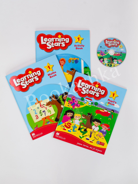 Комплект Learning Stars 1 Pupils Book+Maths Book+Activity Book+CD ...