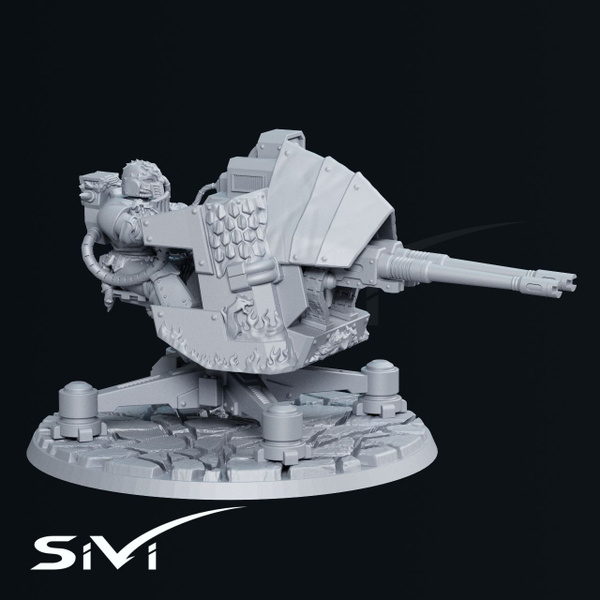 Миниатюра для настольных игр DnD Тяжелая турель поддержки Heavy Support ...