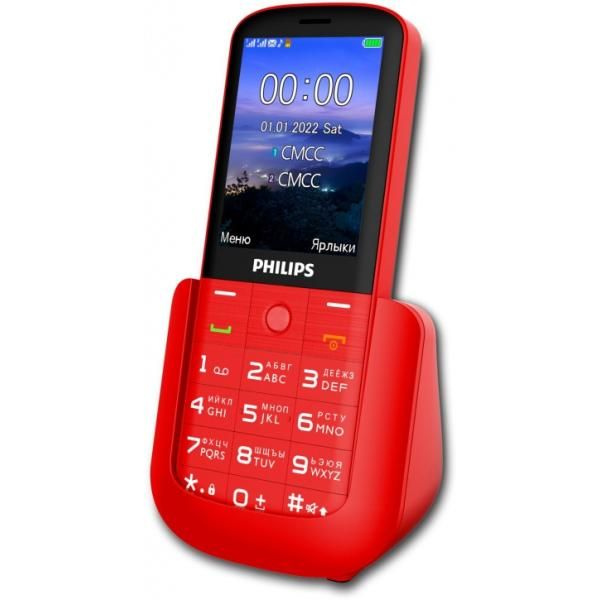 Мобильный телефон Philips Philips Xenium E227 красный, - купить по выгодной цене в интернет ...
