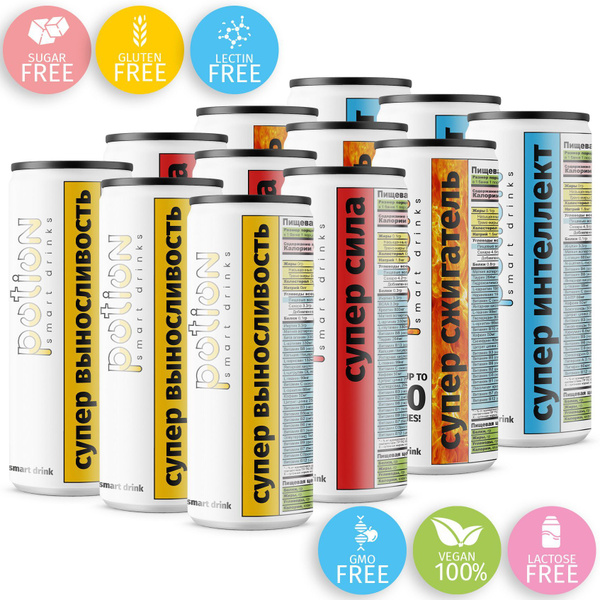 Тренировочный комплекс без сахара Potion Intelligent Super Power ...