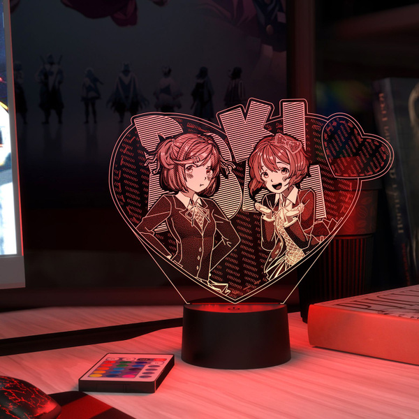 Купить Ночник Нацуки и Сайори Doki Doki Literature Club 3 Aa От 9796