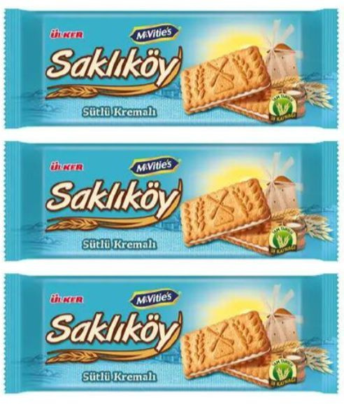 Печенье Ulker Saklikoy со сливочным кремом, 3 уп по 100 г купить на ...