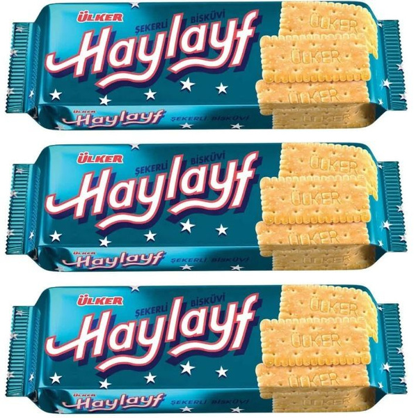 Печенье Ulker Haylayf, 3 уп по 64 г купить на OZON по низкой цене ...