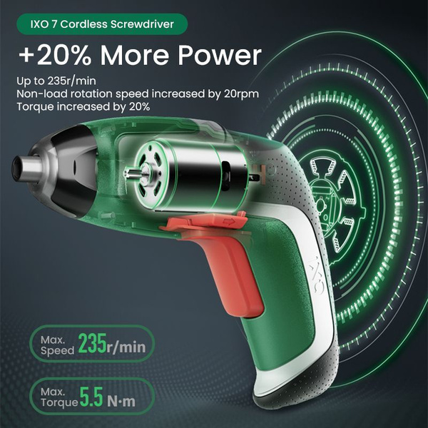 Беспроводная электрическая отвертка Bosch IXO7 Многофункциональный ...