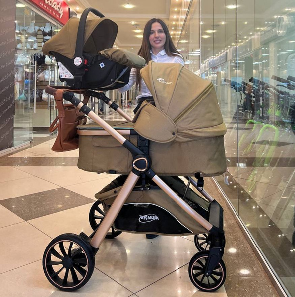 Коляска Teknum X1D+C 3в1 трансформер, для новорожденных и детей до 3 ...