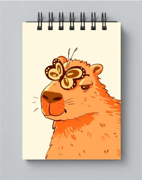 Блокнот MIGOM принт А4 Капибара, Capybara - 0006 - купить с доставкой ...