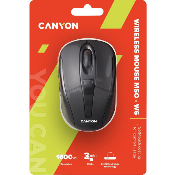Мышь беспроводная Canyon CNR-MSOW06B 8717371859534,2110026061973 ...