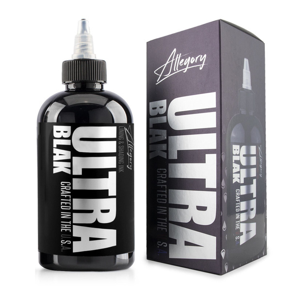 Тату краска Allegory Ultra BLAK (8oz - 240мл) - купить по доступной ...