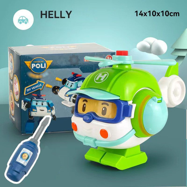 Игрушечный автомобиль Robocar Poli для сборки для детей от 3 лет ...