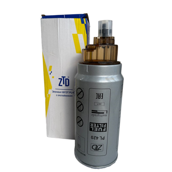 Фильтр топливный Ztd Фильтр PL420 грубой очистки дизельного топлива ...
