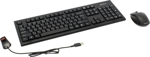 Комплект клавиатура + мышь A4Tech 7100N (GR-85+G7-630N) беспроводной ...