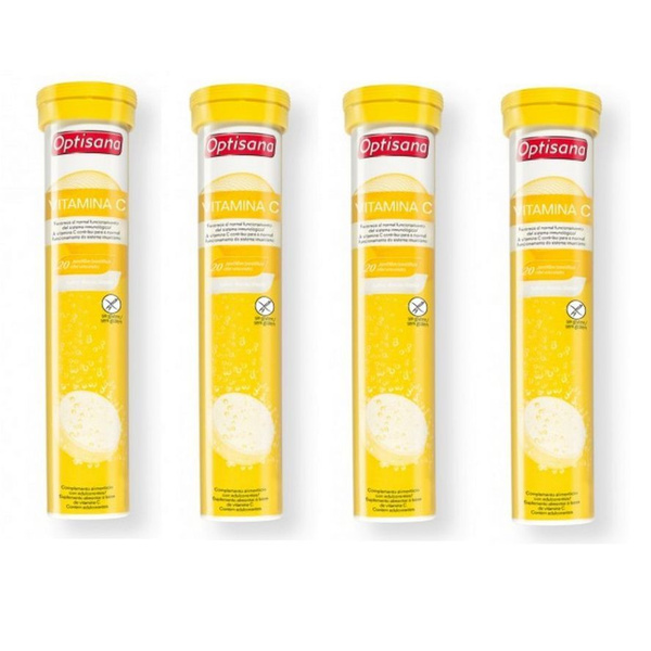 4 шт. Optisana Витамин С 1000 мг, 20 таб. Финляндия - купить с ...