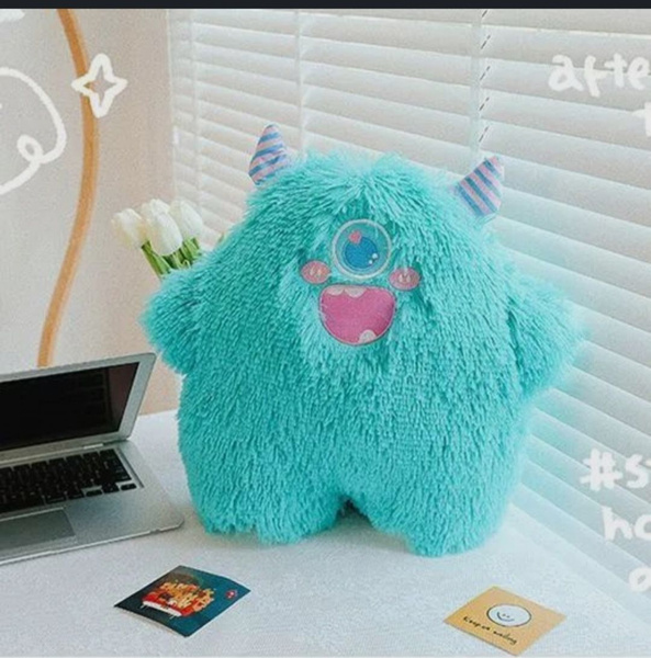 мягкая игрушка милый монстрик / игрушка подушка / монстр из мультика ...