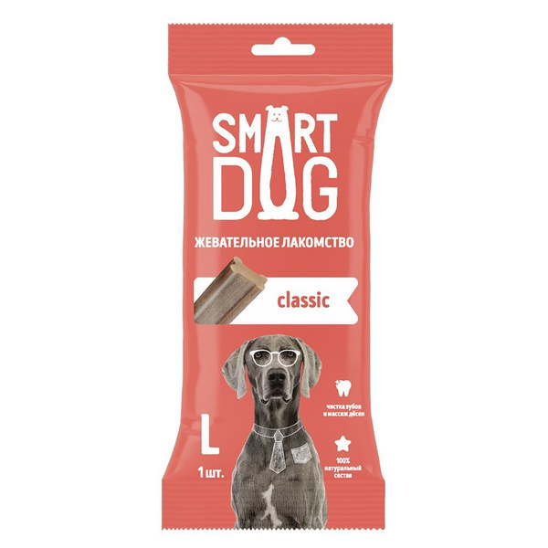 Smart Dog жевательное лакомство,для собак и щенков,набор, L, 12 шт ...
