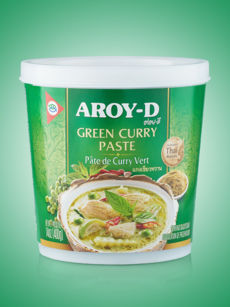 Паста КАРРИ ЗЕЛЕНАЯ "AROY-D" 400 г. - купить с доставкой по выгодным ...