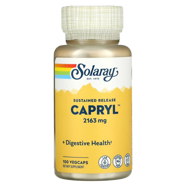 Solaray Capryl 100 капсул, Caprylic Acid Formula - купить с доставкой ...