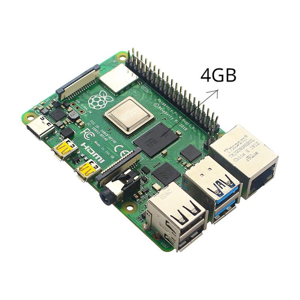 Модуль микрокомпьютера Raspberry Pi 4B 4G - купить по низким ценам в ...
