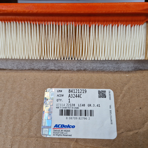 Фильтр воздушный ACDelco Воздушный фильтр GM Т1ХХ - купить по выгодным ...