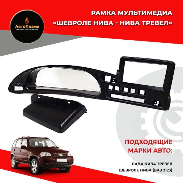 Рамка щитка панели приборов под мультимедиа Шевроле Нива / Нива Тревел ...