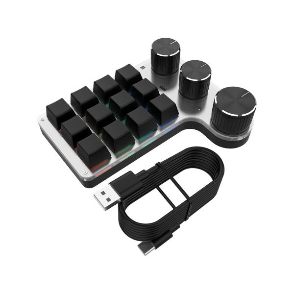 Программируемая механическая клавиатура сделай сам RGB 12 клавиш 3 ...
