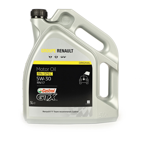 Масло моторное Castrol GTX RN RN17 5W-30 Синтетическое 5 л 15CFE7 ...