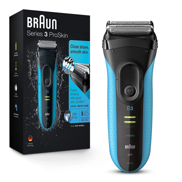 Braun Электробритва Braun 3040s, темно-синий купить на OZON по низкой ...