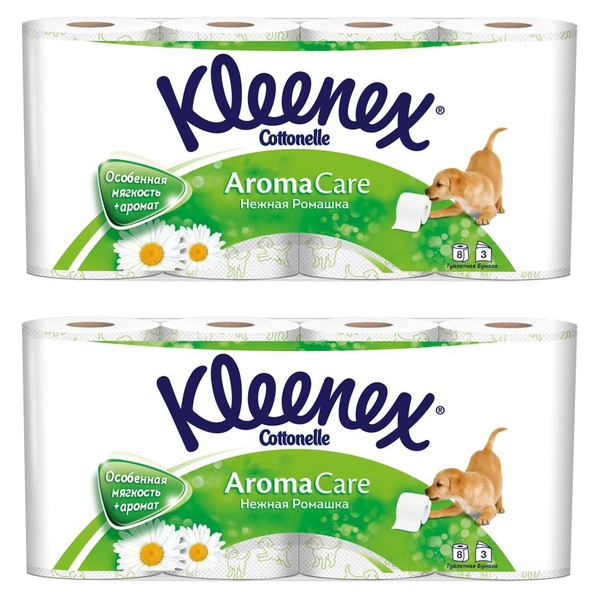 Kleenex Туалетная бумага 8 шт - купить с доставкой по выгодным ценам в ...