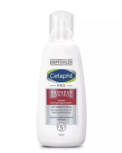 Cetaphil PRO RednessControl мягкая очищающая пенка для лица 236 мл ...