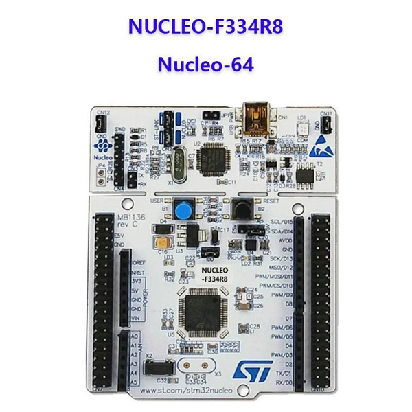 Плата разработки NUCLEO-F334R8 STM32 Nucleo-64 STM32F334R8T6 - купить с доставкой по выгодным ...