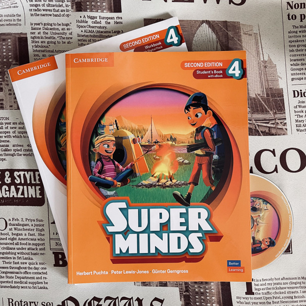SUPER MINDS 4 2nd edition Student's Book+Workbook+DVD - купить с ...
