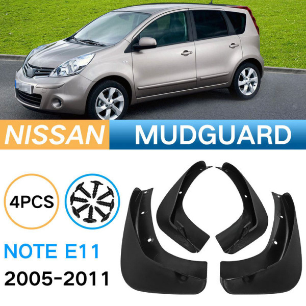 Брызговики для Nissan Note E11 2005 -2006 2007 2008 2009 2010-2011 Ниссан/Брызговики автомобиль ...