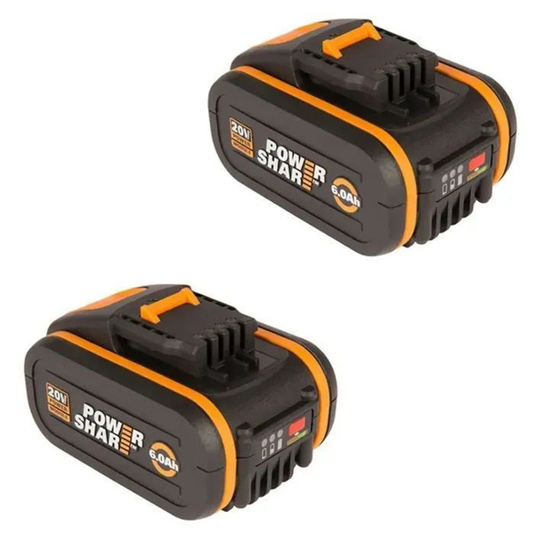 Комплект Worx WA3553 аккумулятора WORX WA3553, 6 А*ч, 20 В - купить с ...
