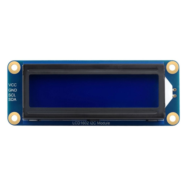 Модуль LCD1602 I2C белого цвета с синим фоном, 16x2 символов, ЖК ...