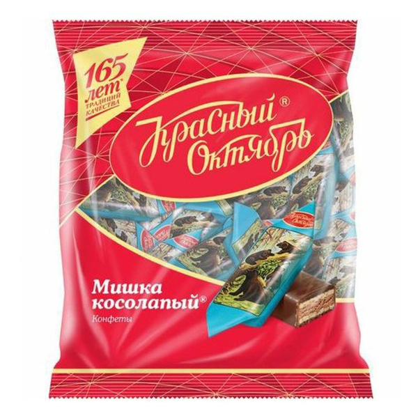 Конфеты шоколадные Мишка косолапый 200 г купить с доставкой по