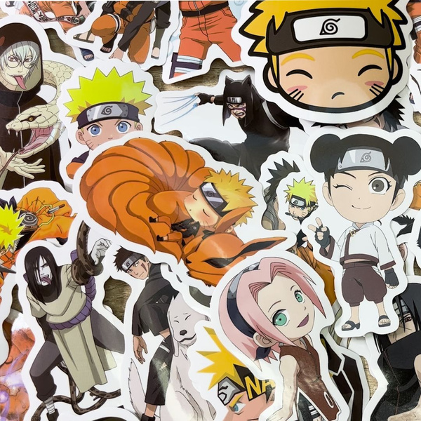 Наклейки Наруто/Naruto 50 штук/ Аниме набор - купить с доставкой по ...