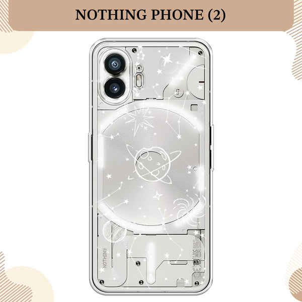 Силиконовый чехол на Nothing Phone 2 / Нотинг Фон 2 Планеты в космосе ...