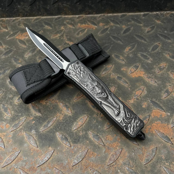 Yagnob Нож туристический ВОЛК, длина лезвия 8.9 см - купить с доставкой ...