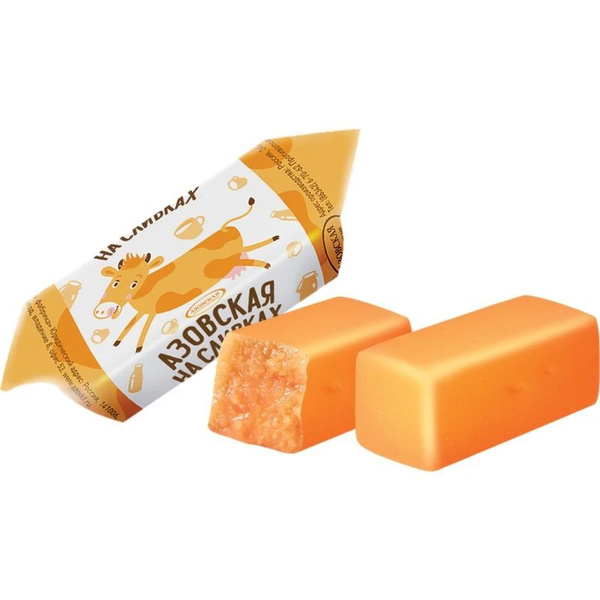 Конфеты "Азовская коровка на сливках" 1000гр. Азовская КФ - купить с ...