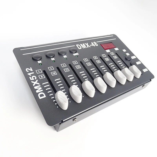 Пульт DMX512 контроллер сценического света и оборудования на 48 каналов ...