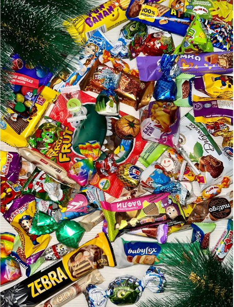 Конфеты Новый год 2024 Подарок Детский ассорти, 1 кг - купить с ...