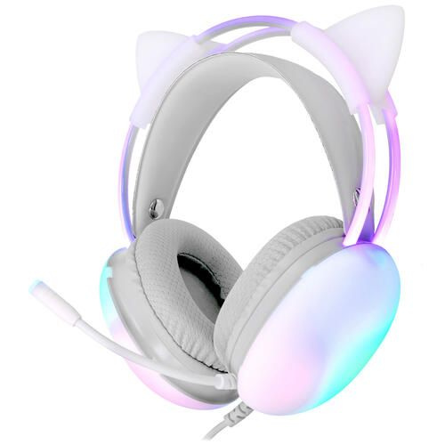 Наушники Полноразмерные DEXP Проводная гарнитура DEXP GH-5000 Aurora белый - купить по доступным ...