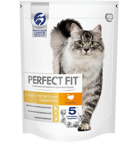 Perfect Fit Sensitive / Сухой корм Перфект Фит для чувствительных кошек ...